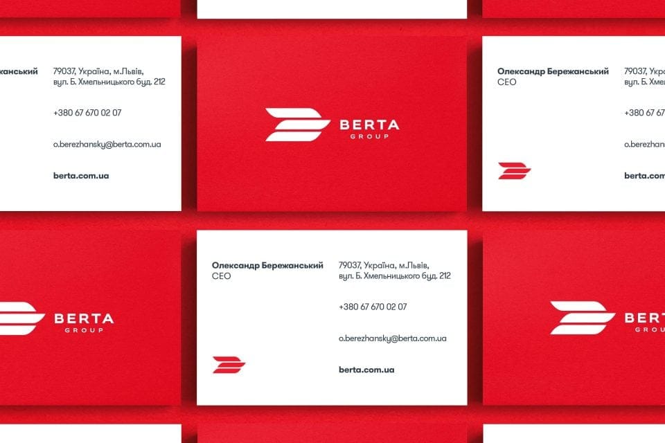 Berta Group — INTSIGN | Boutique Branding Agency, Kyiv, Ukraine